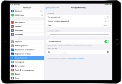 Zo kun je de iPad met een muis of trackpad bedienen